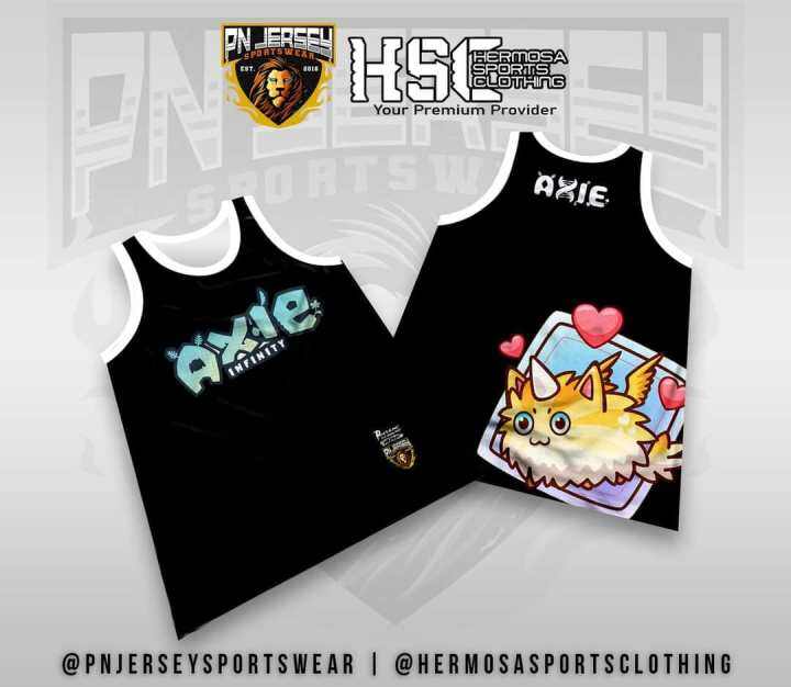 AXIE INFINITY FOR BOYS AND GIRLS Full Sublimation Jersey customized by ...