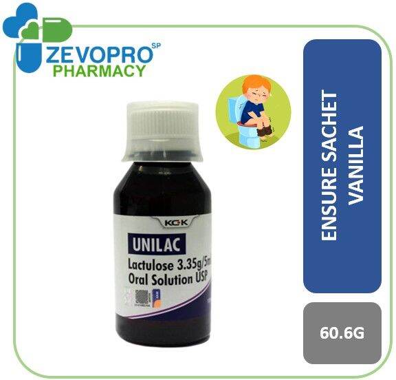 UNILAC Lactulose 3.35g/5ml 100ML [sooth constipation] EXP:3/2026 | Lazada