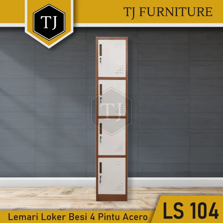 Acero Loker Besi / Lemari Arsip / Locker Kantor Besi 4 Pintu / Steel Cabinet LS 104 | Lazada ...