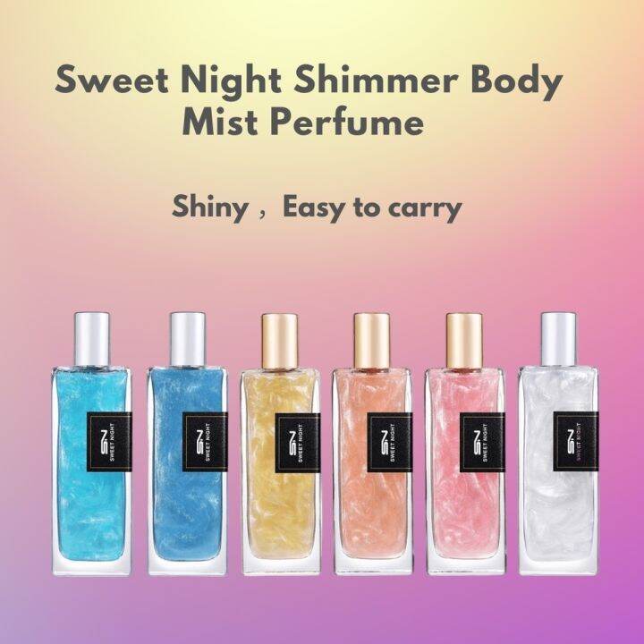 Sweet Night Colorful Shimmer Body Mist Perfume 65ml For Men Women gift ...