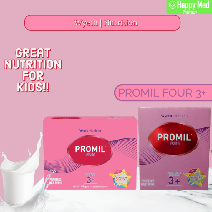 PROMIL Four 3+ Powdered Milk For Pre Schoolers Over 3 Years Old 600g PROMIL Four 3+ Powdered ...