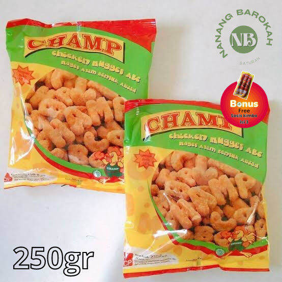 Champ chicken nugget naget ayam ABC 250 gr | Lazada Indonesia