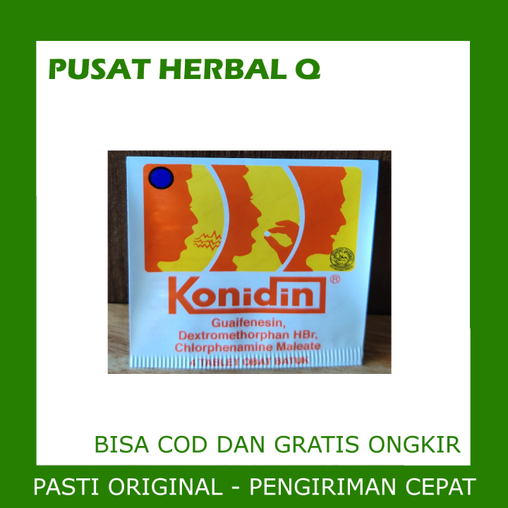 KONIDIN ISI 4 TABLET MEREDAKAN BATUK TENGGOROKAN SAKIT FLU DEMAM ...