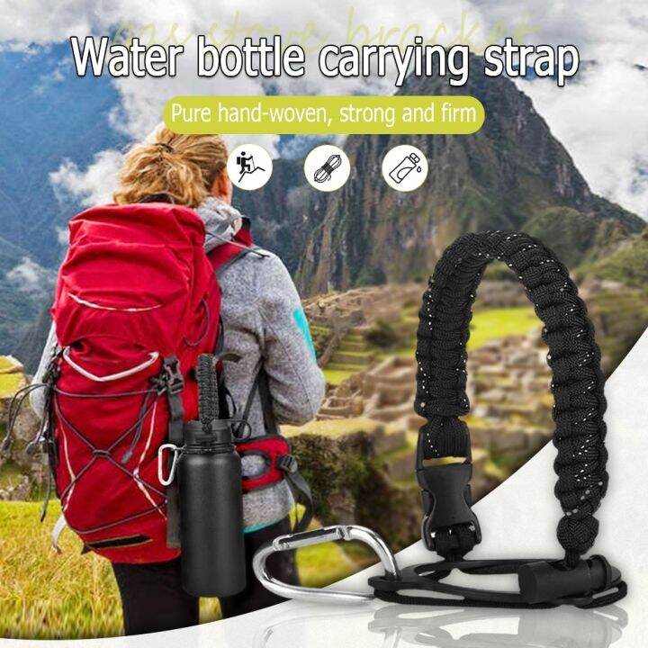 Aquaflask Water Bottle Safety Ring Carabiner Handle Strap Hydro Flask ...