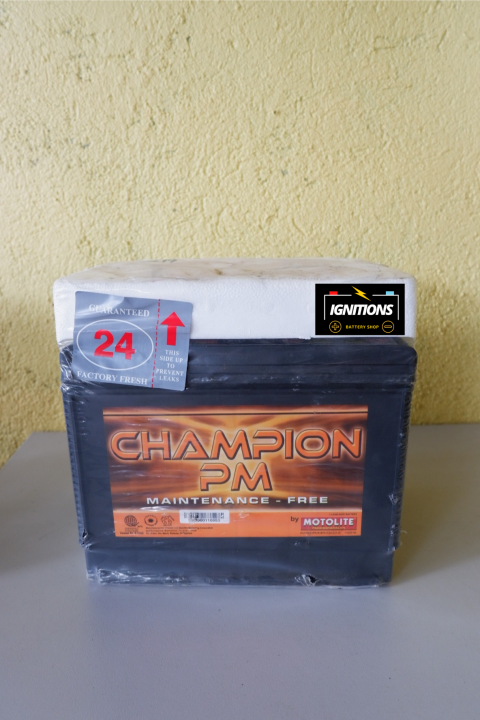 Motolite Champion 2SMF Maintenance Free Car Battery | Lazada PH