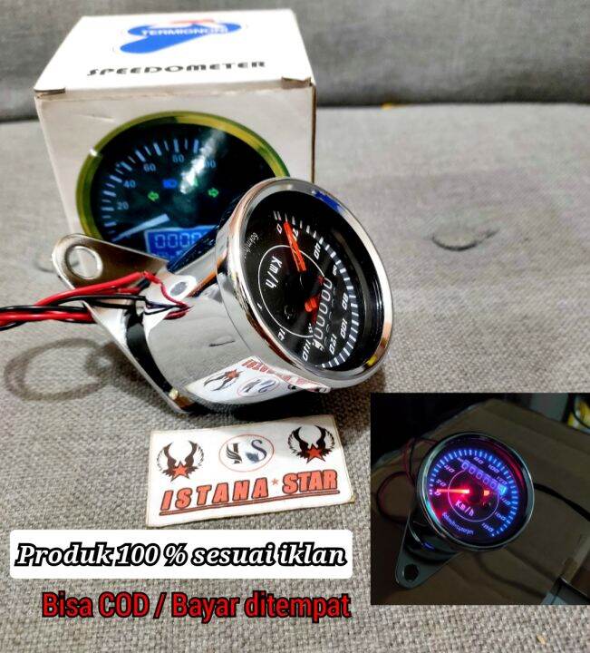 AMPER SPEEDOMETER RPM UNIVERSAL MOTOR | Lazada Indonesia