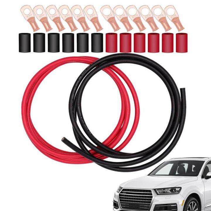 Battery Cable Kit Battery Wire Terminal Connectors Inverter Cables 3 ...