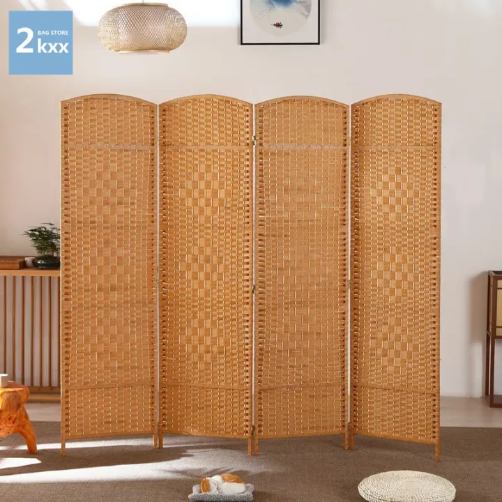 2kxx【40cm*150cm (3 Panel)】Room Divider, Wood Partition,Penghalang ...