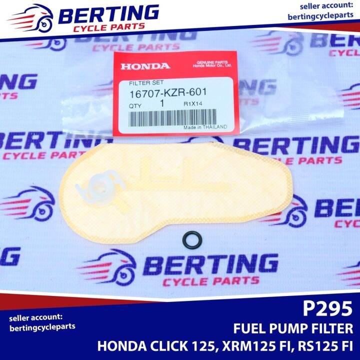 FILTER FUEL PUMP Honda Click 125 XRM125 FI RS125 Genuine 16707-KZR-601 ...