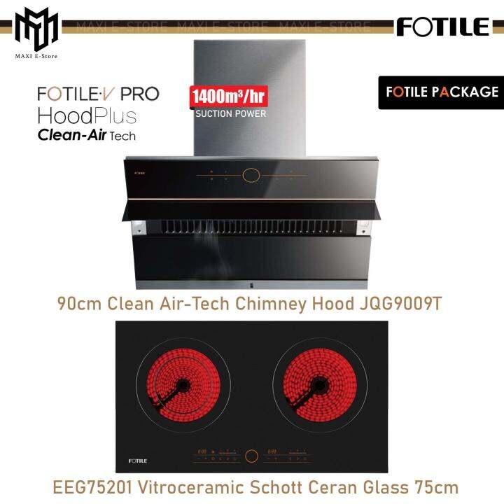 Fotile V Pro Chimney Hood JQG9009T Clean Air Tech with DC Inverter ...
