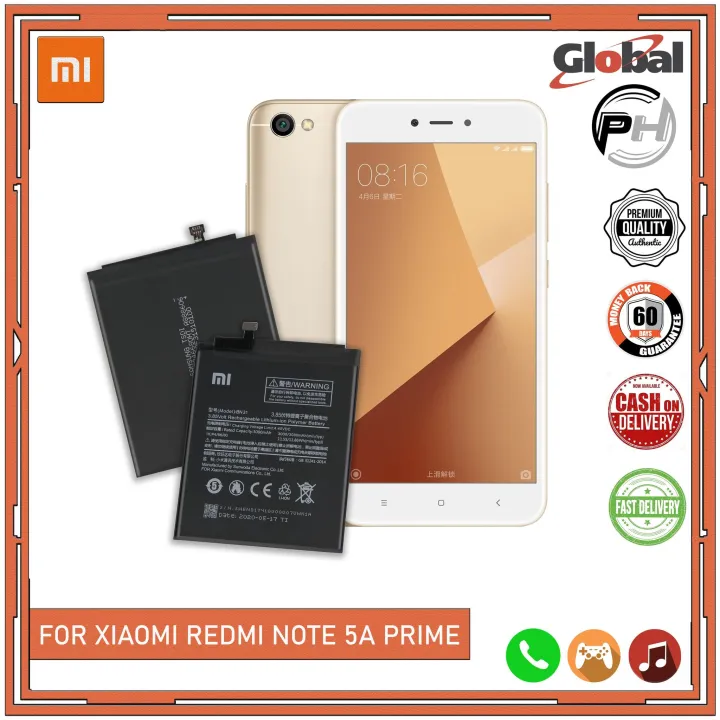 XIAOMI Redmi Note 5a Prime Battery Model :BN31 Original Capacity High ...
