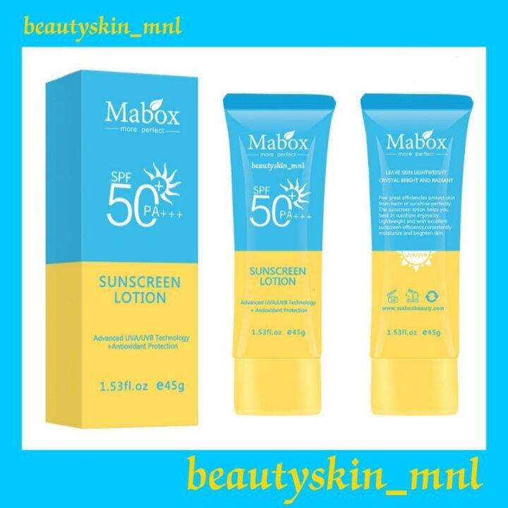 Mabox Sunscreen Lotion SPF50 | Lazada PH