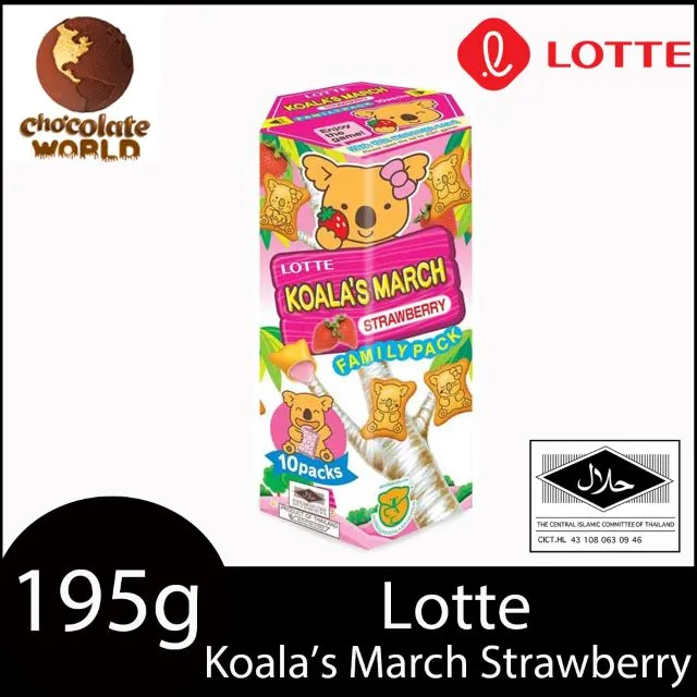 Lotte Koala's March Strawberry 195g | Lazada