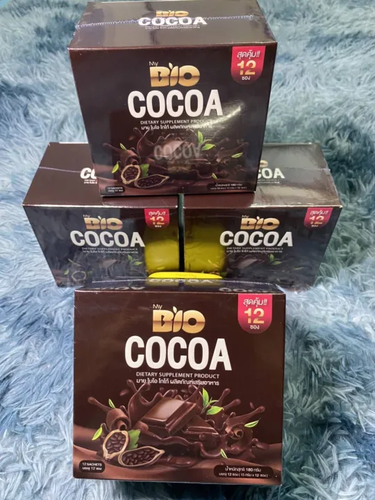 แพ็คเกจใหม่ไบโอโกโก้มิกซ์ Bio Cocoa Mix แพ็คเกจใหม่ 1 กล่องมี 12 ซอง ...