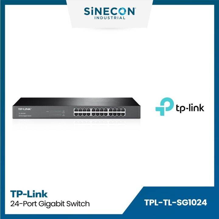 TP-Link รุ่น TL-SG1024 24-Port Gigabit Rackmount Switch By Sinecon ...