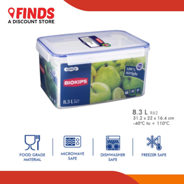 Biokips Rectangular 8.3ltr | Lazada PH