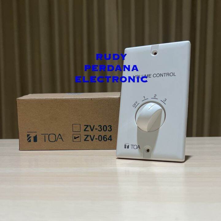 VOLUME CONTROL ATTENUATOR 6W 6 WATT TOA ZV-064 | Lazada Indonesia
