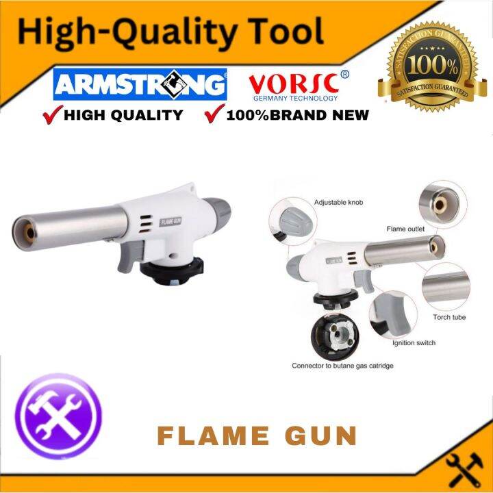 FLAMEGUN Camping Gas Torch Welding Fire Maker Lighter Butane Burner ...