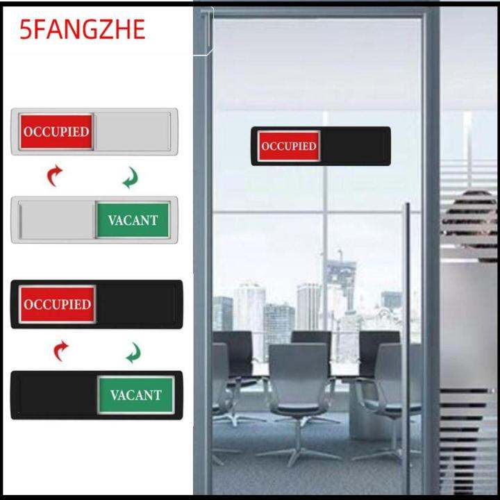 5FANGZHE Self adhesive Office Door Sign ABS Waterproof Reminder Signs ...