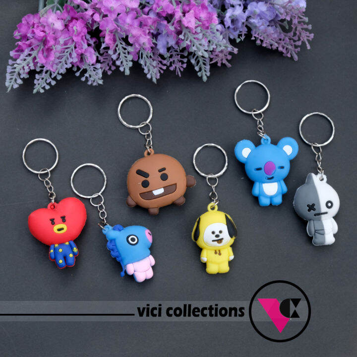 GK04 GANTUNGAN KUNCI KPOP BTS BT21 Mang Van Tata Chimmy RJ Cooky Shooky Koya | Lazada Indonesia