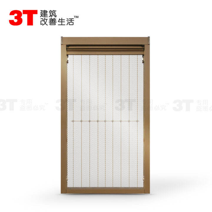 Anti-theft detachable anti-mosquito invisible retractable roller ...