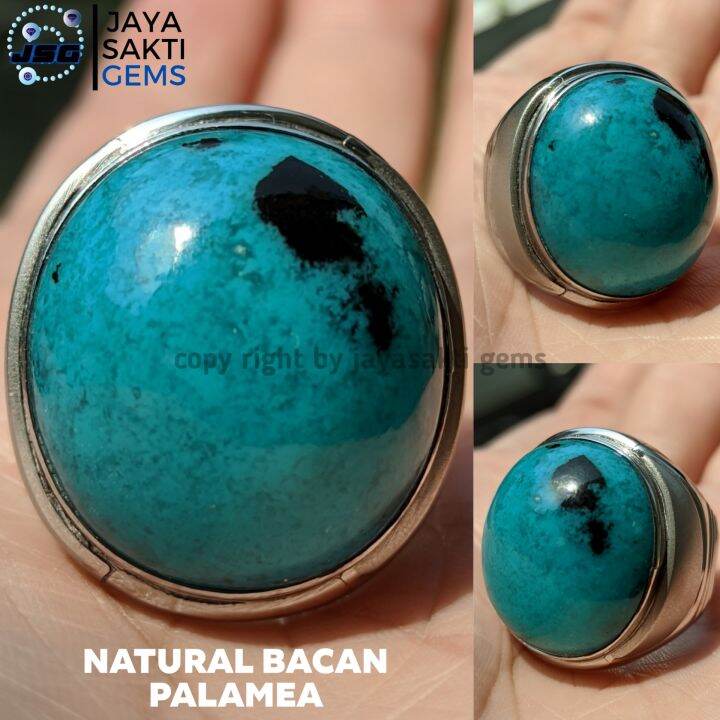 Natural Batu Akik Bacan Palamea Full Tembus BPM01 | Lazada Indonesia