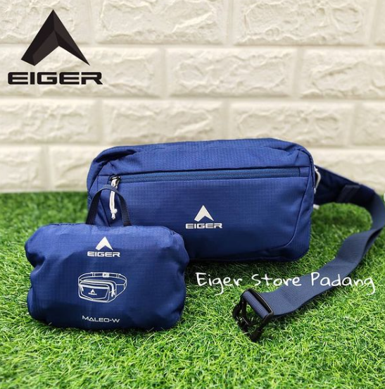 TAS SELEMPANG EIGER MALEO W FOLDED Art. 4255 WAIST BAG EIGER PRIA - WAISTBAG PRIA EIGER - TAS ...
