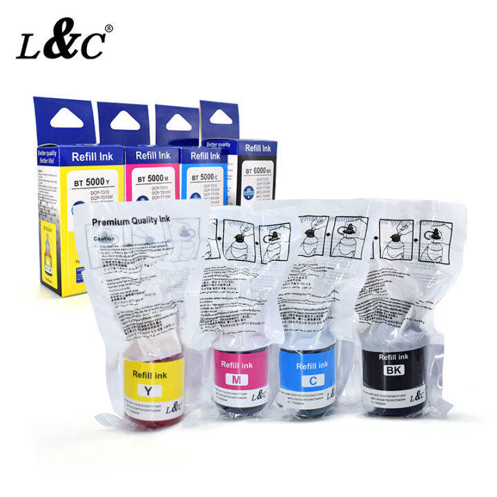 【PH Ready Stock】L&C Refill Ink For Brother BT5000 BT6000 Ink Dye Ink ...