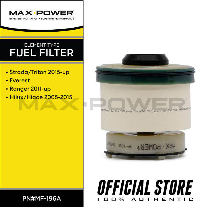 MAX Power Fuel Filter MF-196A for Mitsubishi Strada, Montero Sport 2016 ...
