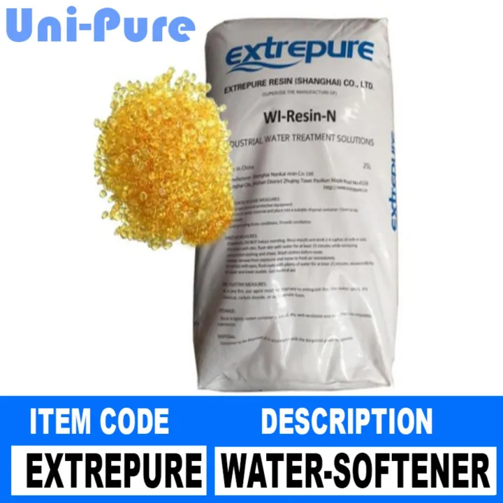 Uni-Pure 25L Bags Extrepure Brand Ion Exchange Water Softener Resin ...