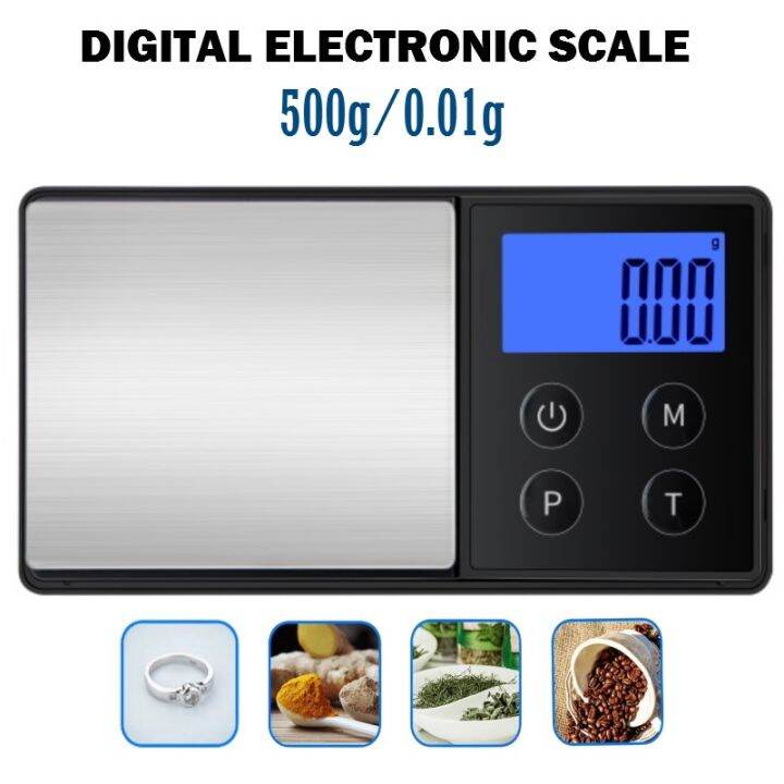 Digital Electronic Scale 500g/0.01g High Precision Weighing Gram Balance Scale | Lazada