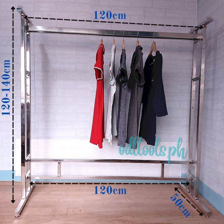 Adjustable Stainless Clothes Hanger Rack | Lazada PH