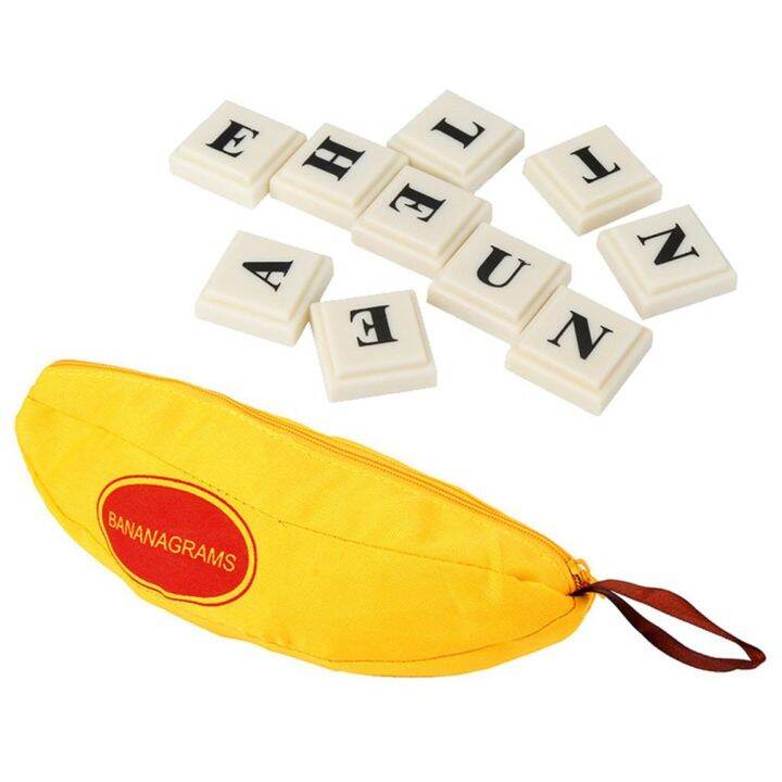 【Kidtoys】Bananagrams Cros Game Alphabet Educational Game Scrabble Game ...
