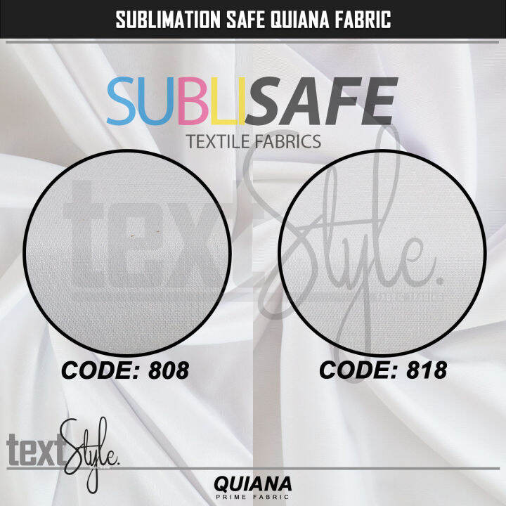 Textstyle (PER KILO) Sublimation Safe Quiana Fabric | Lazada PH