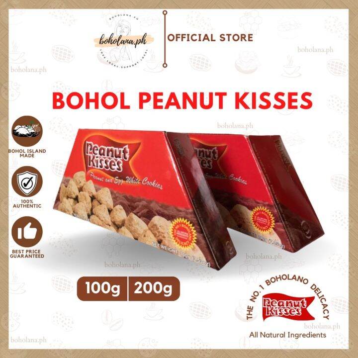Peanut Kisses Bohol/100g 200g Box available No. 1 Boholano Delicacy ...
