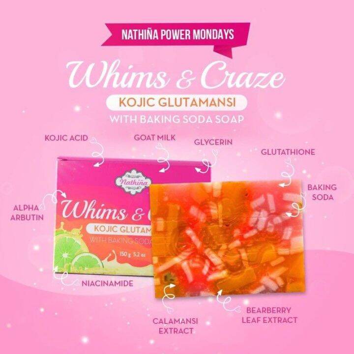 Nathiña WHIMS & CRAZE SOAP By RkBeautyEssentials | Lazada PH