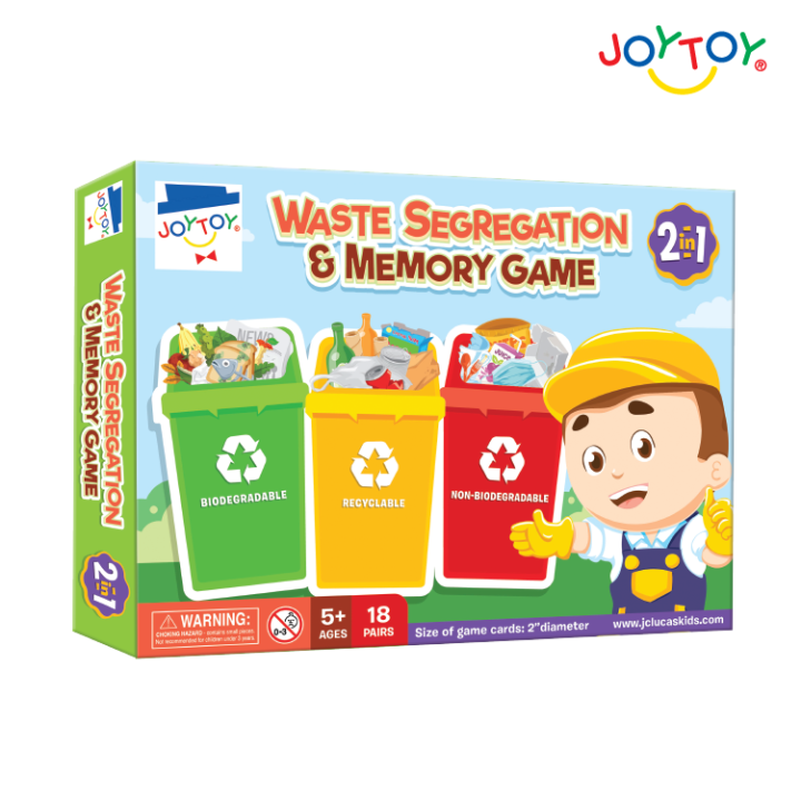 JOYTOY Waster Segregation & Memory Game 2-in-1 | Lazada PH