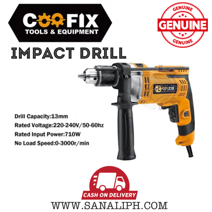 COOFIX Impact Drill (CF-ID002) 710W | Lazada PH