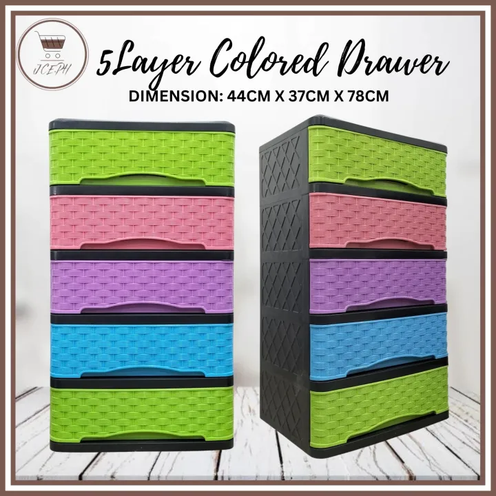 5 LAYER COLORED DRAWER / 5L DRAWER / CYK DRAWER / DRAWER | Lazada PH