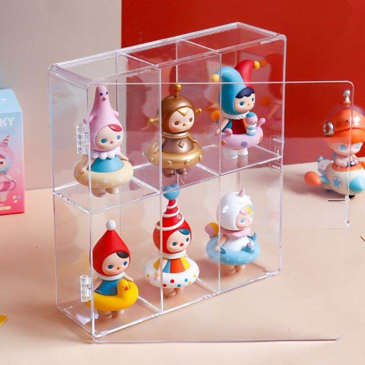 【Ready stock】 6 Pcs Figure Storage Box Cartoon Doll Blind Box Display ...