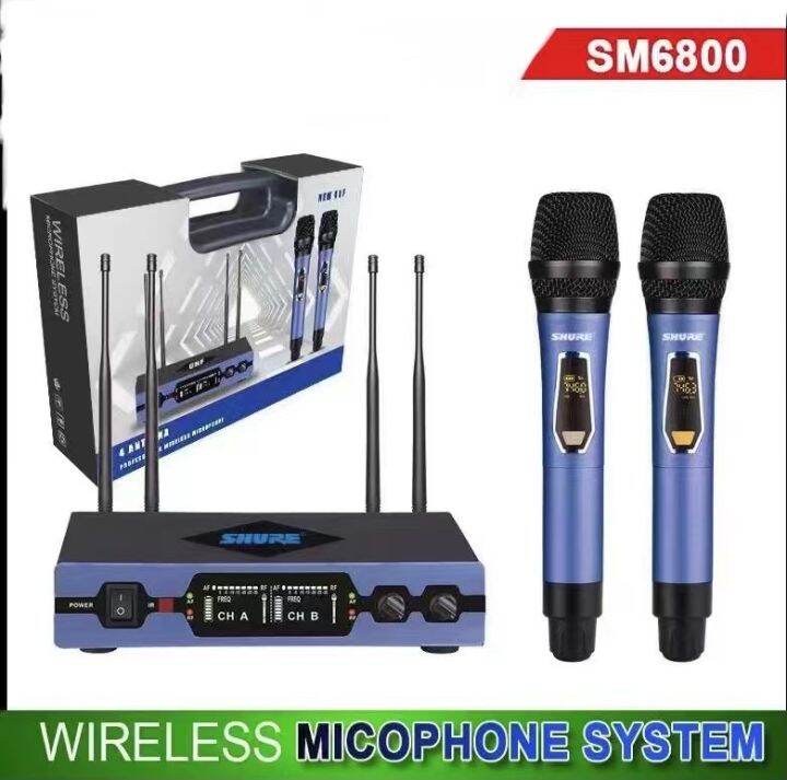 100% Original UME Dual Channel True Diversity Wireless Microphone ...