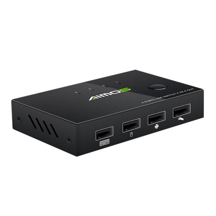 AIMOS AM-UK404 USB 2.0 Switcher 4 PC Sharing Devices 4 in 4 out KVM ...