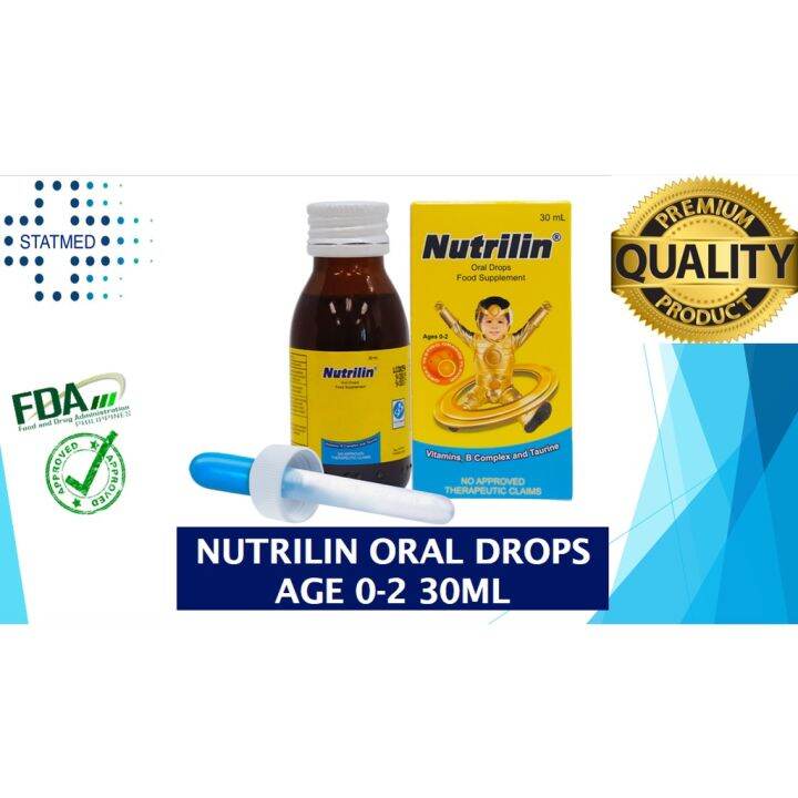 Nutrillin Oral Drops 15 & 30ml Food Supplement Multivitamins | Lazada PH