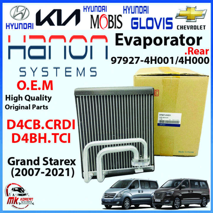 [HANON] Evaporator.Rear for Grand Starex(2007-2021). D4CB.CRDI/D4BH.TCI ...