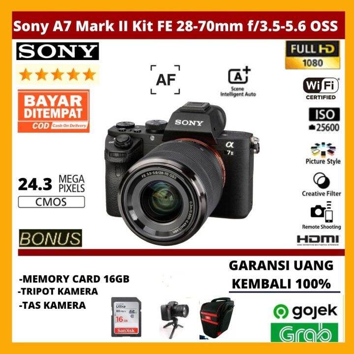 Sony A7 Mark II Kit FE 28-70mm f/3.5-5.6 OSS | Lazada Indonesia