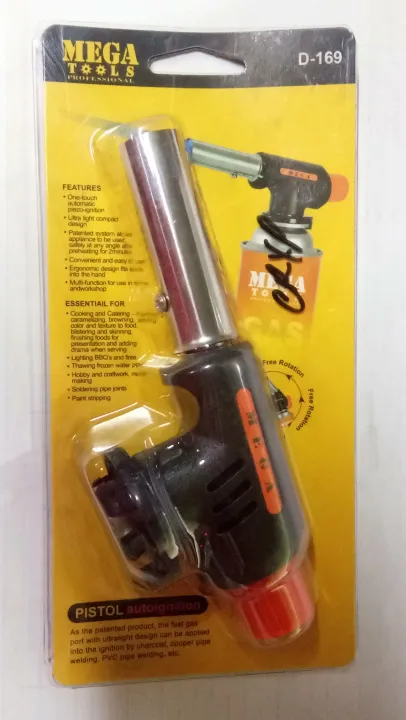 MEGA TOOLS PROFESSIONAL MULTI PURPOSE TORCH PIEZO IGNITION | Lazada PH