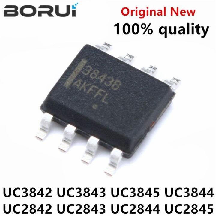 10ชิ้น UC3842A UC3843A UC3843B UC3845B UC3842 UC3843 UC3844 UC3845 SOP ...