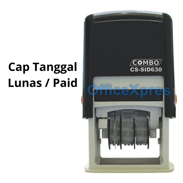 [DISKON] Stempel Cap LUNAS - Stempel PAID - Stamp SID 630 Combo ...