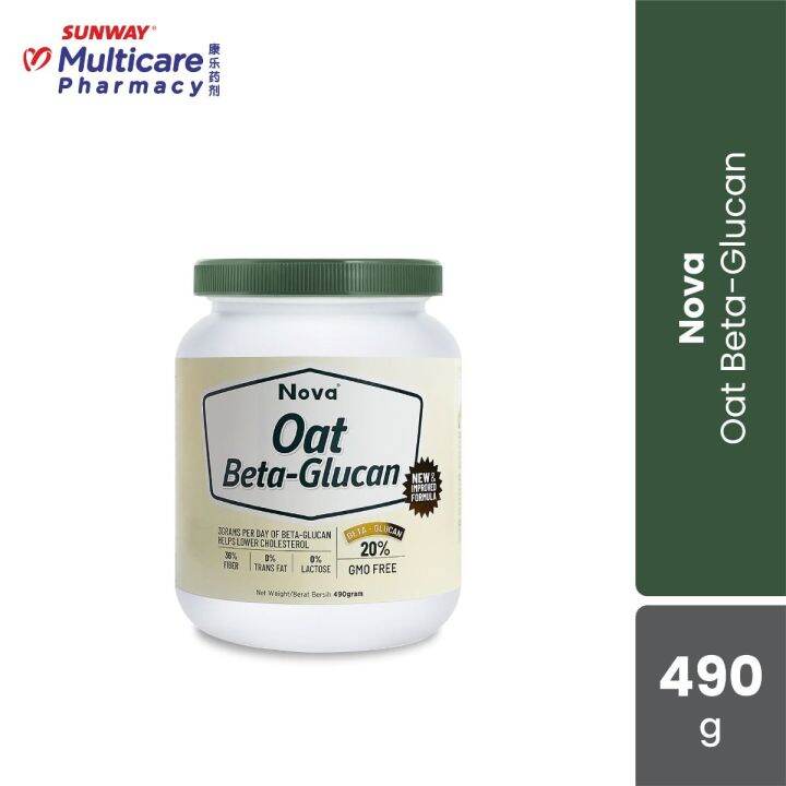 NOVA OAT BETA-GLUCAN 490G | Lazada NOVA OAT BETA-GLUCAN 490G | Lazada