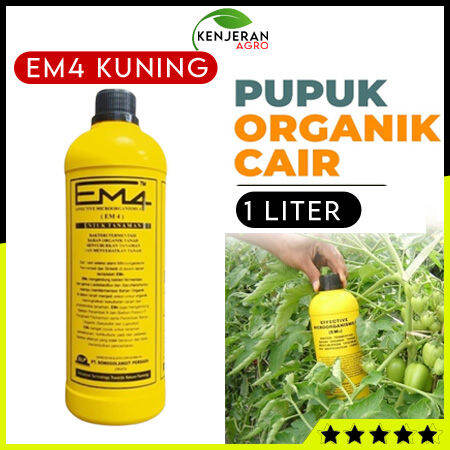 Pupuk Organik Cair EM4 KUNING Pertanian 1 Liter | Lazada Indonesia
